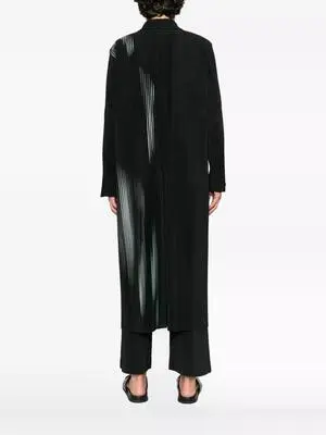 Issey Miyake Pleated Printed Coat