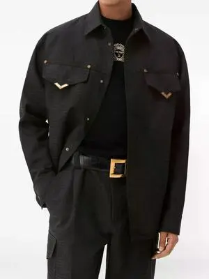 Versace Jacquard Cotton-blend Blouson