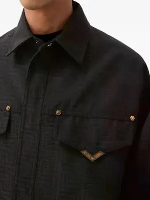 Versace Jacquard Cotton-blend Blouson