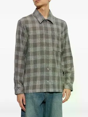 Samsøe Samsøe Sacastor Xo Check-pattern Shirt - Grey
