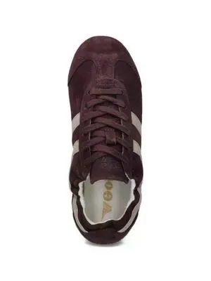 Gola Aurora Metallic-stripe Low-top Sneakers