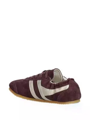 Gola Aurora Metallic-stripe Low-top Sneakers
