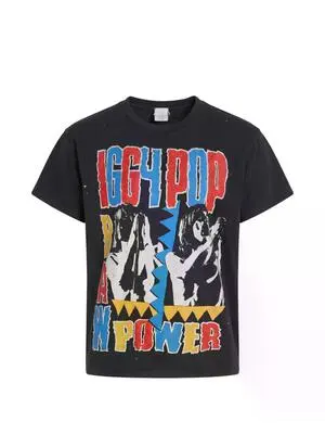 MadeWorn Iggy Pop Graphic-print T-shirt - Black
