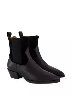 COPENHAGEN  Panelled Pointed-toe Chelsea Boots