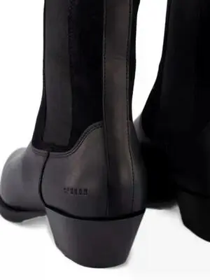 COPENHAGEN  Panelled Pointed-toe Chelsea Boots