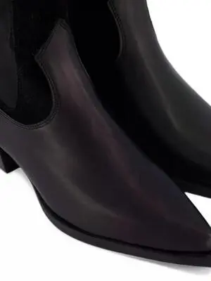 COPENHAGEN  Panelled Pointed-toe Chelsea Boots