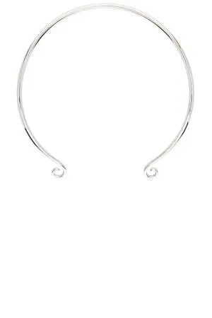 HEAVEN MAYHEM Bruma Choker Necklace In Metallic - Silver