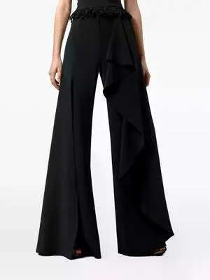 GEMY MAALOUF Draped Flared Trousers