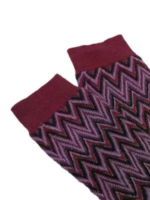 Missoni Zigzag-knit Socks