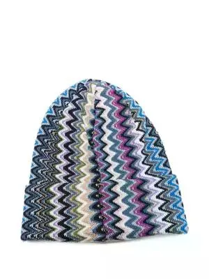 Missoni Zigzag-knit Wool Beanie Hat