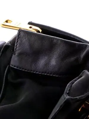 Prada Convertible Belted Tessuto With Leather Large Satchel