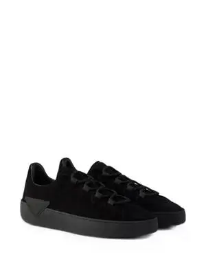 Prada Court Suede Sneakers