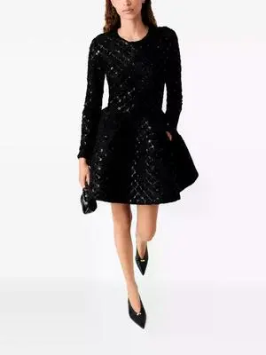 Maje Sequin-embellished Mini Dress
