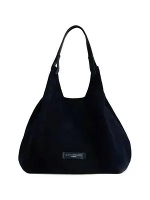 GIANNI CHIARINI Medium Dua Suede Leather Tote Bag