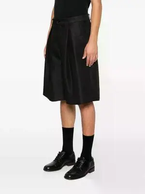 Comme Des Garçons Pleated Textured Shorts