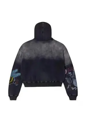 VALE FOREVER Patchwork Faded Hoodie