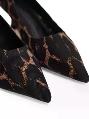 TWENTY FOURHAITCH Leopard-print Pointed-toe Pumps