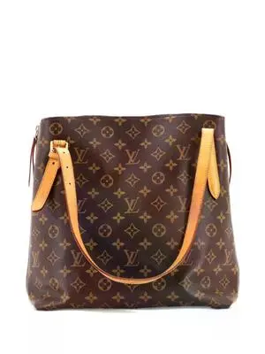 LOUIS VUITTON Voltaire Handbag Monogram Canvas Tote Bag - Brown