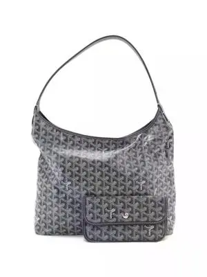 Goyard Boheme Coated Canvas Hobo Bag - Grey