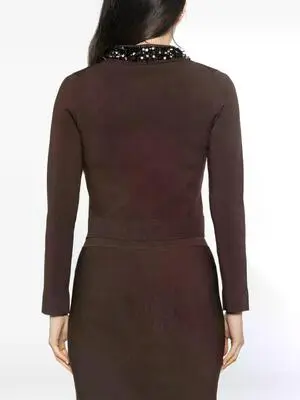 Simkhai Embellished-collar Cardigan