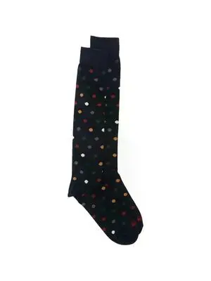IN THE BOX Polka-dot Cotton Socks - Blue