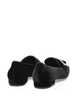 TOSCA BLU Adele Crystal-embellished Loafers