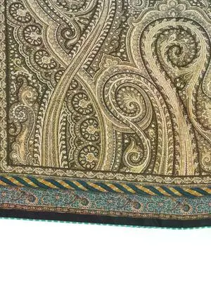 PIERRE-LOUIS MASCIA Paisley-print Scarf - Brown