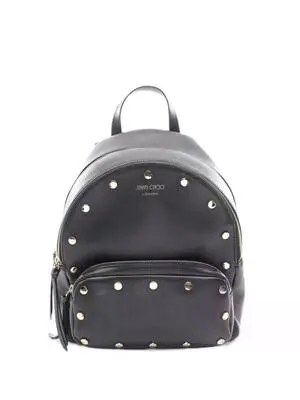 JIMMY CHOO 2000s Rocket Stud-embellished Backpack - Black