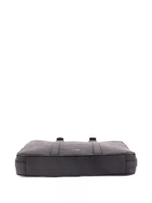 Dior Affaires Convertible Zipped Briefcase Gravity Leather Business Bag