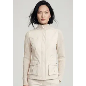 Anatomie Sweater Kenya Performance Cotton Safari Jacket - Stone