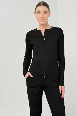 Anatomie Sky Zip-front Sweater Jacket