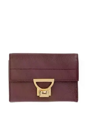 COCCINELLE Arlettis Grained-leather Wallet - Red