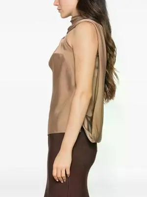 Simkhai Draped Halterneck Top