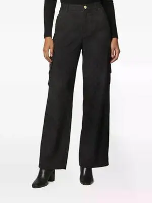 Roberto Cavalli Monogram Cargo Pants - Black