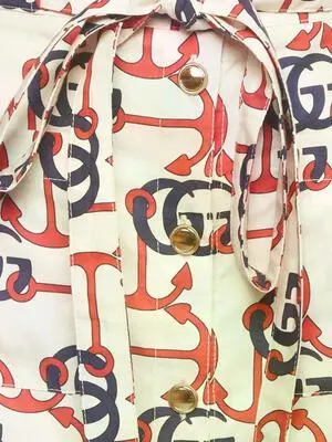 Gucci Double G Anchor-print Skirt