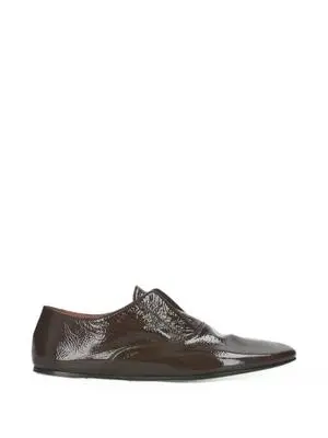 Premiata Patent Leather Loafers - Brown