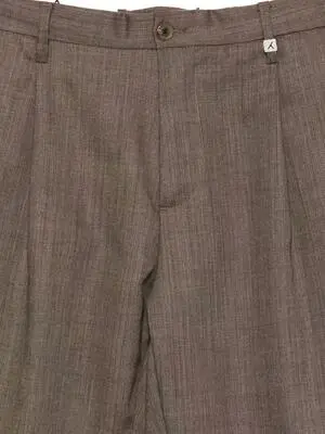 MYTHS Pleated Virgin Wool Trousers