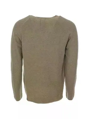 NOWADAYS Honeycomb-knit Raglan-sleeve Sweater - Green