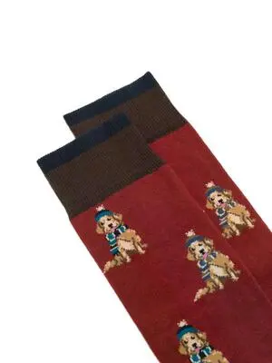 IN THE BOX Dog-pattern Socks