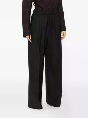 SEMICOUTURE Elasticated-waistband Straight-leg Trousers