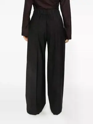 SEMICOUTURE Elasticated-waistband Straight-leg Trousers