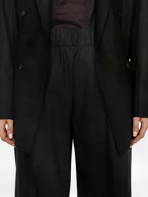 SEMICOUTURE Elasticated-waistband Straight-leg Trousers