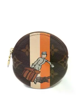 LOUIS VUITTON 2006 Porte-monnaie Ron Monogram Groom Coin Purse - Brown