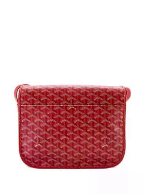 Goyard Belvedere Messenger Bag Coated Canvas Mm Crossbody Bag - Red