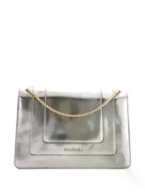 BVLGARI Serpenti Forever Patent Medium Shoulder Bag
