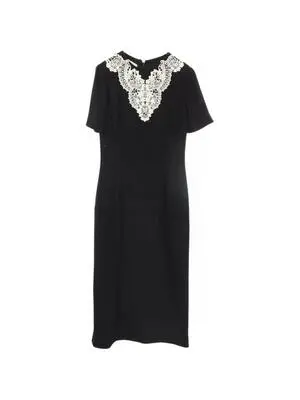 Gucci 2010s Lace-detail Midi Dress