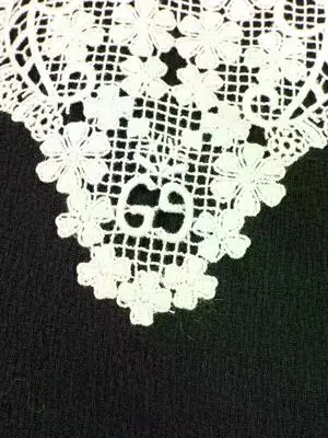 Gucci 2010s Lace-detail Midi Dress