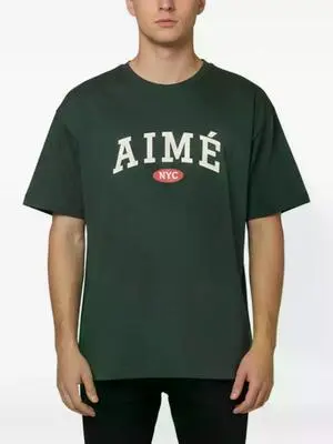 Aimé Leon Dore Logo Print T-shirt - Green