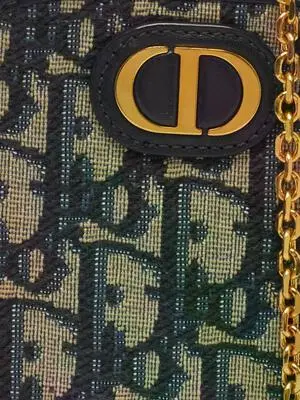 Dior 2021 30 Montaigne Oblique Crossbody Bag - Blue