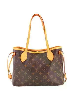 LOUIS VUITTON Neverfull Monogram Canvas Pm Tote Bag - Brown